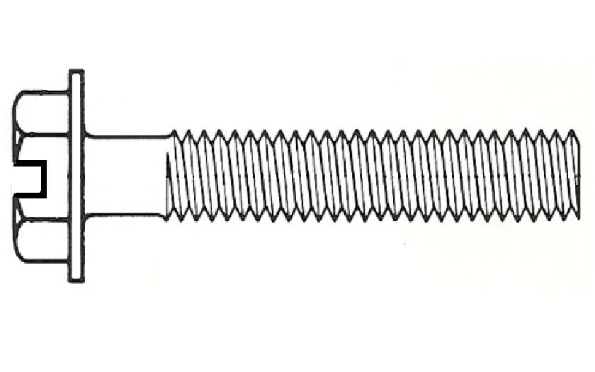 Machine Screws: Hex Washer Head, Slotted Machine Screw